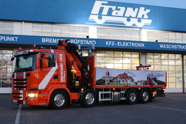 Ladekran Aufbauten für Ihren LKW - Frank Fahrzeugbau